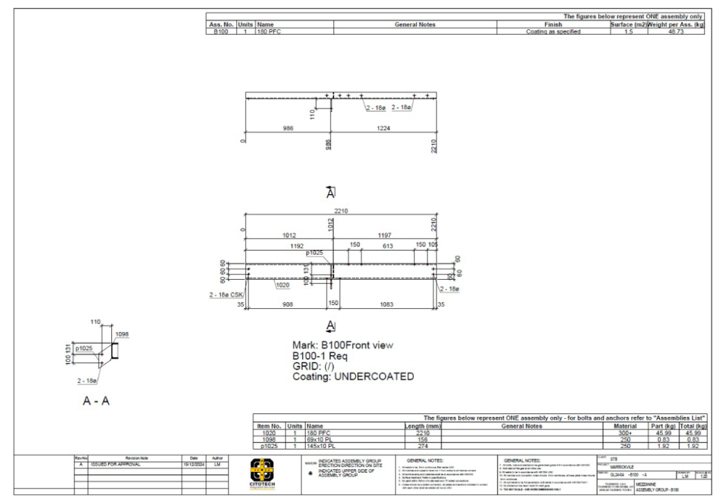 Shop Drawing Services | Citotech Integrated Services